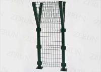 China Hot Dip Galvanized Airport Security Fence PVC Coated Welded 3D Wire Mesh for sale