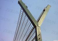 China 2.8m Height Airport Security Fence , 1500mm Width 358 Mesh Fence for sale