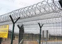 China Y Pillar Airport Security Fence Electric Prison Fence Razor Wire for sale