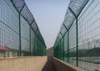 China 358 Welded Powder Coated Wire Fencing , Q235 iron wire mesh fence for sale