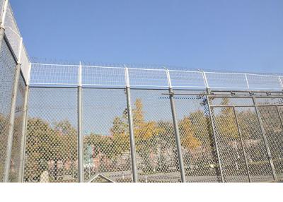 China Electro 1.8m Hot Dip Galvanized Fence , Powder Coated Airport Perimeter Fence for sale