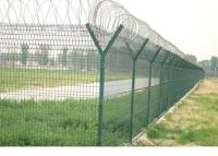 China Q235 2.2m Airport Security Fence Anti Cut Hot Dipped Galvanized Fencing for sale