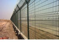 China Q235 2.2m Airport Security Fence Anti Cut Hot Dipped Galvanized Fencing for sale
