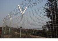 China Q235 2.2m Airport Security Fence Anti Cut Hot Dipped Galvanized Fencing for sale