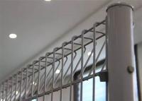China 2.5m Roll Top Fencing Panels , Powder Coated BRC Fencing Mesh Grey Metal Welded for sale