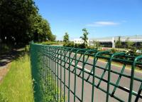 China 2.5m Roll Top Fencing Panels , Powder Coated BRC Fencing Mesh Grey Metal Welded for sale