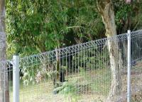 China Hot Dipped Galvanized Rolled Panel Fence Garden Roll Top Fence Panels for sale