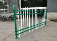 China Powder Coating Outdoor Wrought Iron Fence for sale