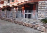 China White Metal Picket Fence Powder coating PVC Vinyl Picket Fence for sale