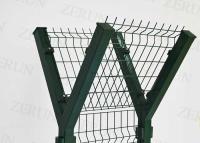 China HDG Weld Airport Security Fence Anti Climb Mesh Security Fencing For Prison Airport for sale