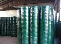 China 10 Gauge Galvanised Steel Mesh Rolls , PVC Coated Iron Welded Wire Fence Roll 1/2 Hole for sale