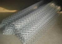 China 1.5m Diamond Chain Link Fencing 50*50mm Galvanized Powder Coated Wire Mesh for sale