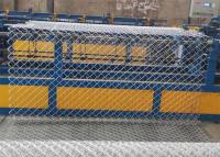 China 55mm Diamond Mesh Razor Wire Fencing Hot Dipped Galvanized Steel Chain Fence for sale