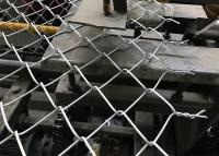 China 55mm Diamond Mesh Razor Wire Fencing Hot Dipped Galvanized Steel Chain Fence for sale