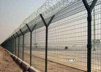 China PVC Coated 3D Curved Welded Wire Mesh , Garden Chain Link Border for sale