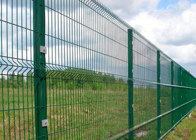 China Carton Steel Metal Border Fence PVC Coated Garden Security Fencing for sale