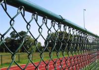 China 6' 25ft Metal Border Fence Roll Chain Link Wire Mesh Fence for sale
