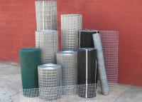 China PVC Coated Wire Mesh Roll Green s 3'X100' 1/2'' 3/4'' 1/4'' Hole mesh fencing rolls for sale