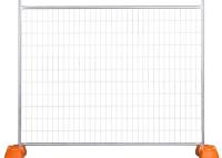 China 2mx2.4m building site security fencing panels Welded galvanized construction fencing for sale