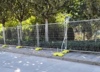 China 2mx2.4m building site security fencing panels Welded galvanized construction fencing for sale