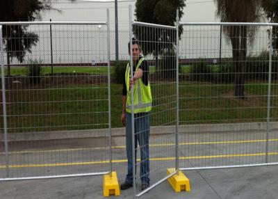 China 2mx2.4m building site security fencing panels Welded galvanized construction fencing for sale