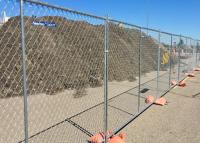 China Hot Dipped Galvanized Construction Chain Link Fence for sale