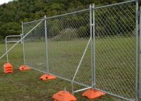 China Hot Dipped Galvanized Construction Chain Link Fence for sale