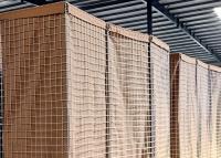 China 2.74m Mil 19 Zinc Aluminum Coating 50x50mm Military Barrier for sale