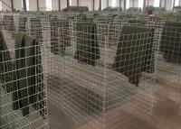 China 2.74m Mil 19 Zinc Aluminum Coating 50x50mm Military Barrier for sale