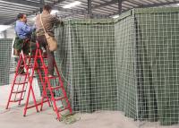 China Mil 10 2*5 Cells 1*1*10m Galvanized Hesco Wall for sale