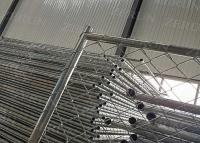 China 3.2mm Electro Galvanized Wire 50x50mm Metal Chain Link Fence for sale