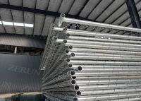 China 1*10m Galvanized Frame 2.5mm Cyclone Mesh Fencing With Barbed Wire for sale