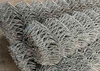 China 3.2mm Electro Galvanized Wire 50x50mm Metal Chain Link Fence for sale