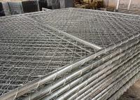 China 3.2mm Electro Galvanized Wire 50x50mm Metal Chain Link Fence for sale