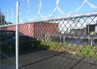 China 55x55mm Diamond Mesh 6ft Metal Chain Link Fence for sale