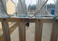 China 3m High Hdg Tower Top And Angle Top Metal Palisade Fencing for sale