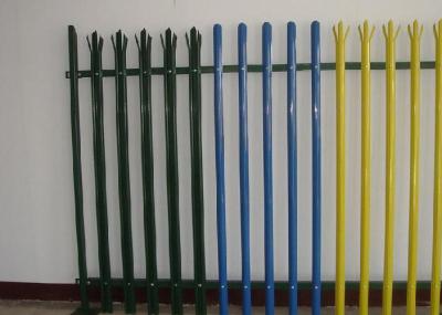 China D And W Type Hot Dipped Galvanized Steel Palisade Fencing for sale