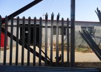 China W Pale / D Pale Steel Palisade Fence Galvanized Or Powder Coated for sale