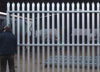 China 2.75m Steel W Pale Straight Head Metal Palisade Fencing Hot Dip Galvanized for sale
