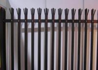 China 2.4m Height W And D Pale Galvanized Steel Palisade Fencing for sale