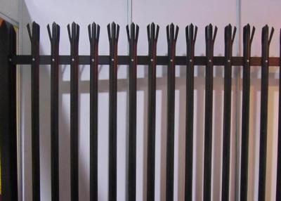 China 2.4m Height W And D Pale Galvanized Steel Palisade Fencing for sale