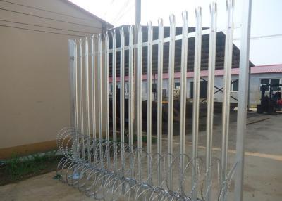 China Euro Style Decorative W D Pale Hot Dipped Galvanised Steel Palisade Fencing for sale