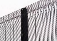 China 12.5x75mm Anti Climb Pvc Coated Galvanized 358 Mesh Fence for sale