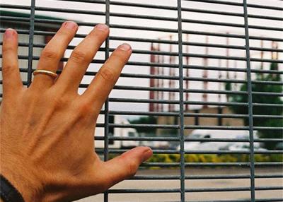 China 12.5x75mm Anti Climb Pvc Coated Galvanized 358 Mesh Fence for sale