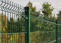 China Green Decorative 3d Garden 4mm Curved Metal Fence Panels for sale