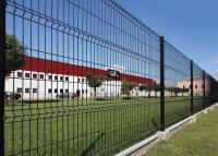 China 2.0m Height Powder Coating 3d Fence Panel With Square Or Peach Post for sale