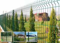 China 2.0m Height Powder Coating 3d Fence Panel With Square Or Peach Post for sale