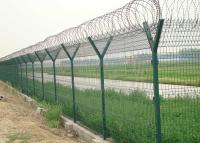 China Y Post 50*200mm Mesh 2.5m Height Airport Security Fence for sale