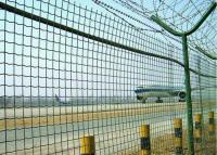 China 5mm Galvanized Wire And Round Post 1030mm Airport Security Fence for sale