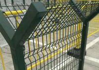 China 2.8m Height Airport Security Fence , 1500mm Width 358 Mesh Fence for sale